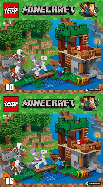 Lego minecraft the skeleton attack 21146 store
