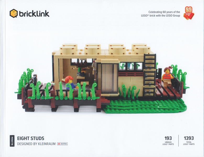 Instructions BL19006-1 : Eight Studs [(unsorted)] [BrickLink]