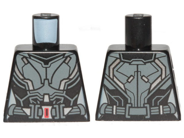 Torsos LEGO® LEGO® Torso Female Armor Silver Plates The Shop Briques ...