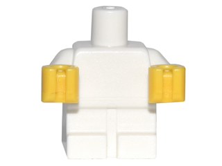 Part 25128pb001 : Body Baby / Toddler with Fixed Arms with Molded ...