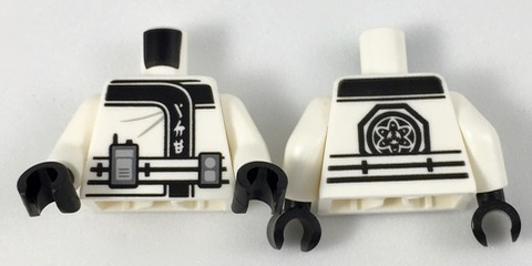 Part 973pb2806c01 : Torso Ninjago Robe with Ninjago Logogram 'ICE ...