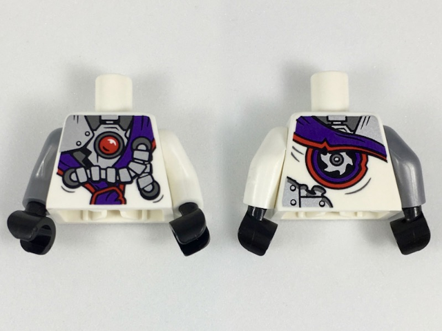 Part 973pb3062c01 : Torso Ninjago Robe with Purple Sash with Knot ...