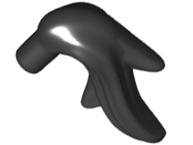 Minifigure, Plume Feather Ponytail : Part 22411 | BrickLink Minifigure, Plume Feather Ponytail : Part 22411 | BrickLink