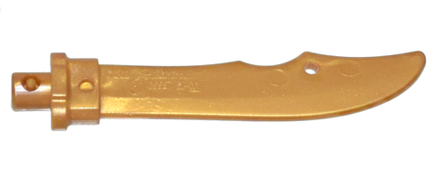 Part 2665a : Minifigure, Weapon Sword Curved Blade with Bar ...