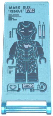 Part 30292pb069 : Flag 7 x 3 with Bar Handle with Digital Display Dark ...