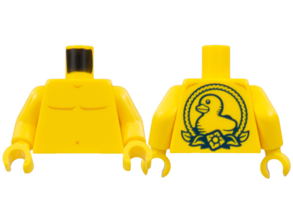 LEGO Minifigures - Lego NEW - Yellow Torso Bare Chest with Body Lines ...