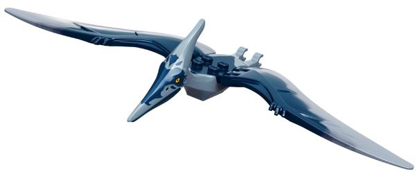 Part Ptera07 : Dinosaur Pteranodon with Dark Blue Back and Forehead ...