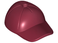 LEGO Basic Bricks - Parts NEW - Dark Red Minifigure Headgear Cap ...