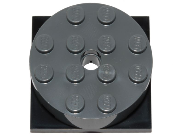 Part 87081c01 : Turntable 4 x 4 x 1 1/3 with Black Square Base, Locking ...