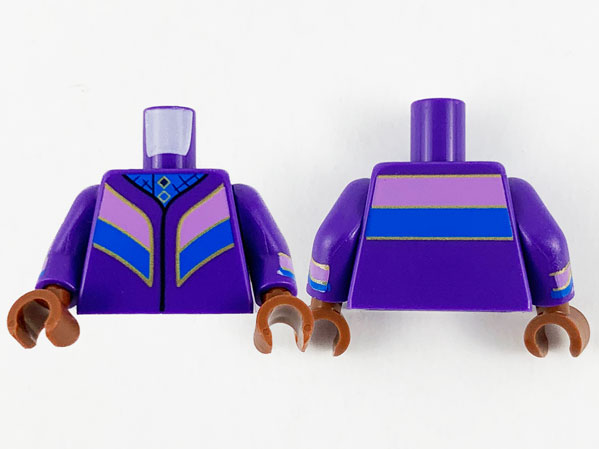 LEGO Minifigures - Lego NEW - Dark Purple Torso Blue Robe and Medium ...